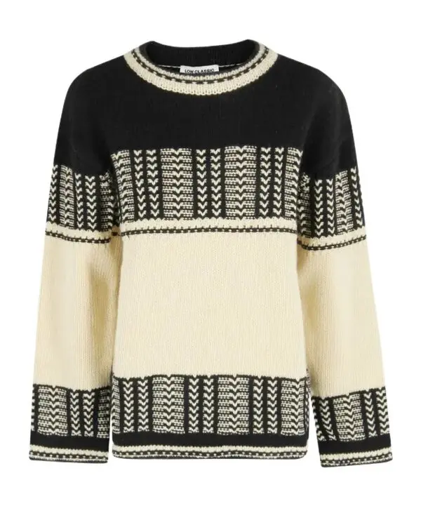 LOW CLASSIC Jacquard Knit Sweater