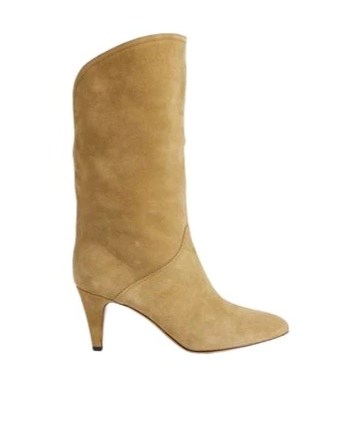 Isabel Marant Étoile Suede Ankle Boots With Kitten Heel