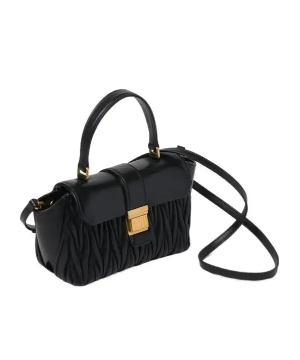 Miu Miu Matelassé Leather Tote Bag