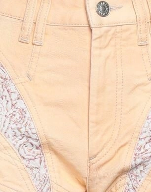 Isabel Marant Étoile Light Wash High Waist Denim Hot Pants