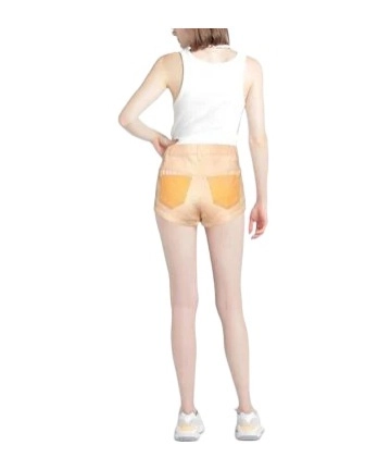 Isabel Marant Étoile Light Wash High Waist Denim Hot Pants