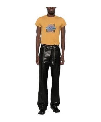 Martine Rose Shrunken Graphic-print T-shirt