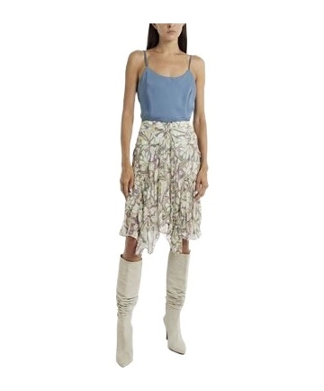 Isabel Marant Étoile Pleated Chiffon Skirt