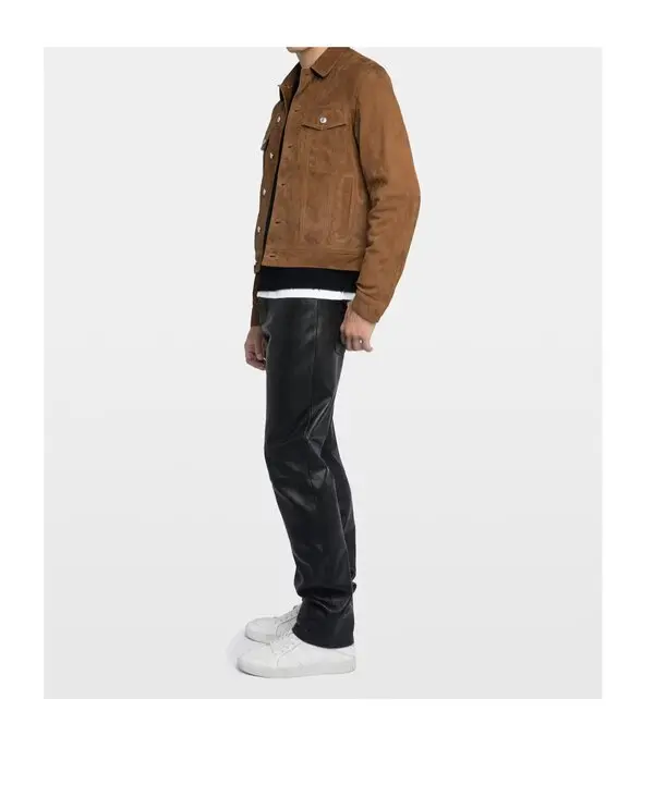 Zadig&Voltaire Button-fastening Suede Jacket