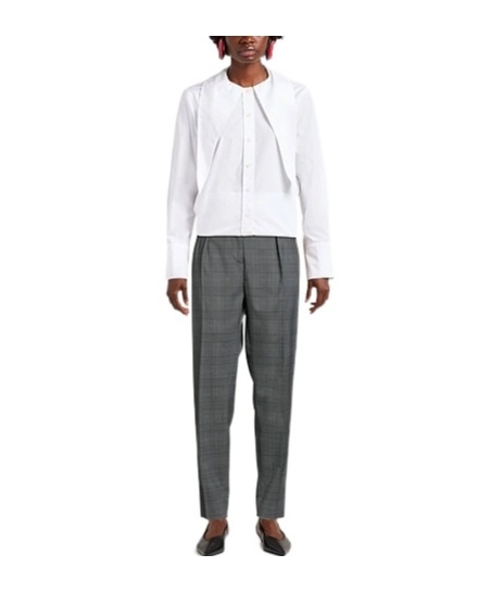 Max Mara Prince Of Wales Check Tapered Trousers