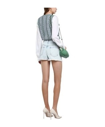 Isabel Marant Étoile Wide-leg Frayed Hem Denim Shorts