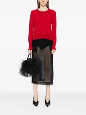 Simone Rocha Embellished Cashmere Cardigan