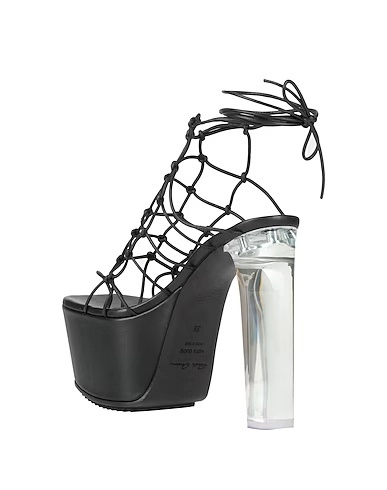 Rick Owens Simple Genuine Leather Sandals