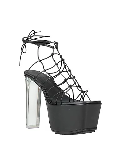 Rick Owens Simple Genuine Leather Sandals