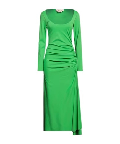 Marni Solid Color Long-sleeve Dress
