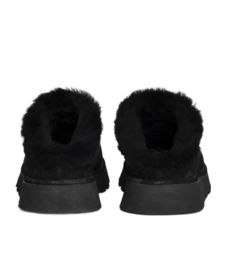 Zadig&Voltaire Embroidered Shearling Mules