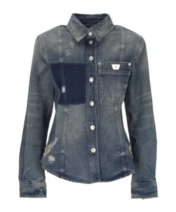 MISBHV Patchwork Denim Shirt