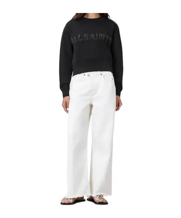 ALLSAINTS Embellished Logo Sweatshirt