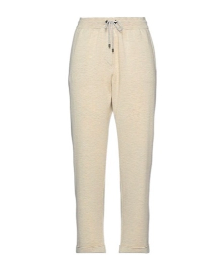 Brunello Cucinelli Two-tone Knitted Jogger Pants - Nude
