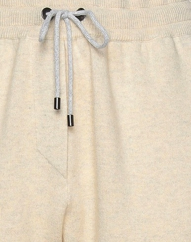 Brunello Cucinelli Two-tone Knitted Jogger Pants