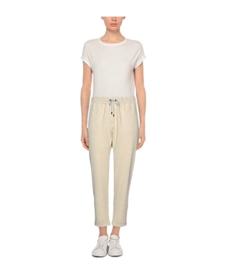 Brunello Cucinelli Two-tone Knitted Jogger Pants