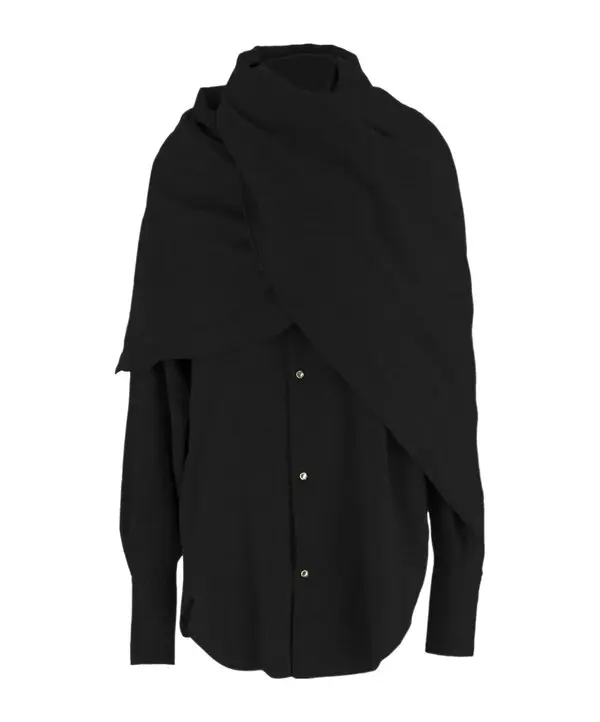 DARKPARK Georgia Detachable Scarf Shirt