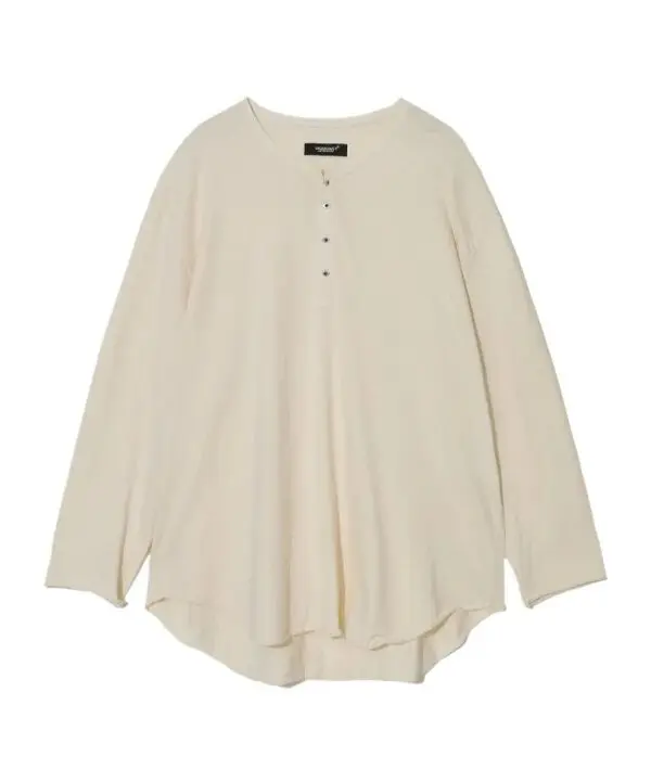Undercover Eye Henley T-shirt - Nude