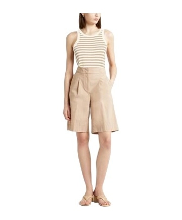 Max Mara Striped Racerback Tank Top