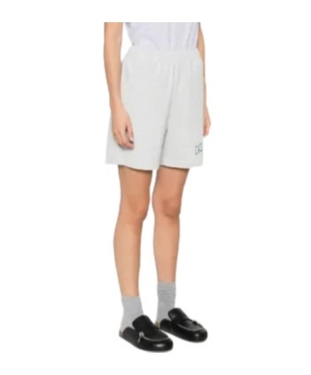 SPORTY  RICH Cotton-blend Shorts With Graphic Print