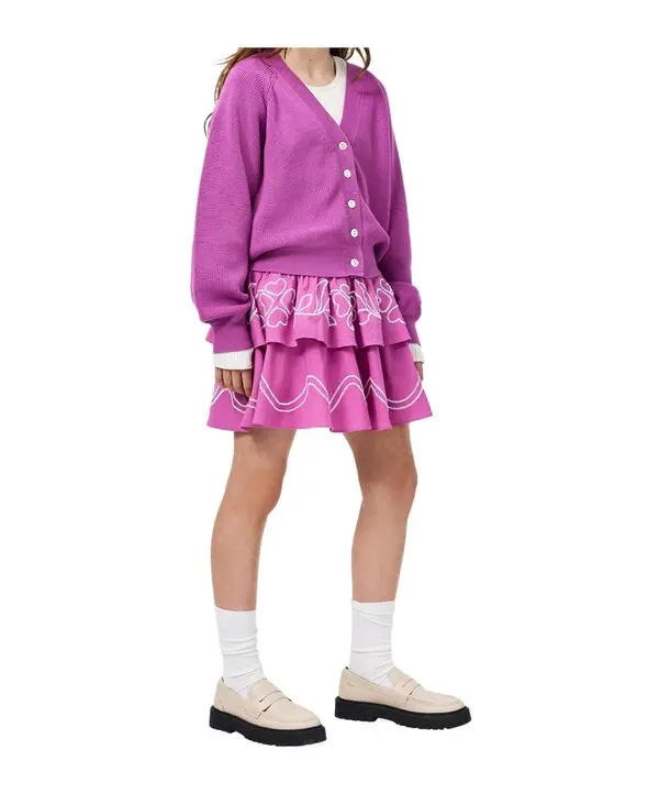 MOLO Gilberta V-neck Button-up Cardigan