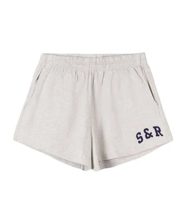 SPORTY  RICH Sporty & Rich Elasticated Logo Shorts