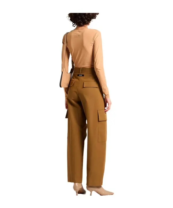 MAISON MARGIELA Crew Neck Solid Color Knit Sweater