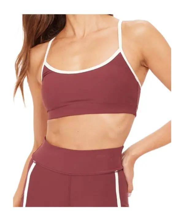 The Upside Samara Bowie Contrast Trim Sports Bra