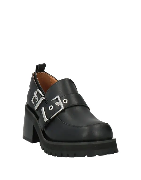 GANNI Round-toe Block-heel Loafers