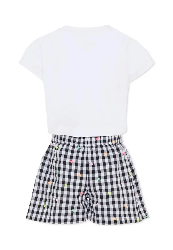 BILLIEBLUSH Heart-print Shorts Set