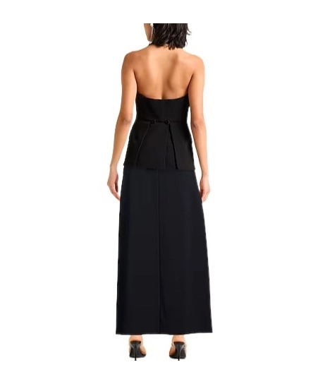Max Mara Flared Jersey Maxi Skirt With Slit Pockets