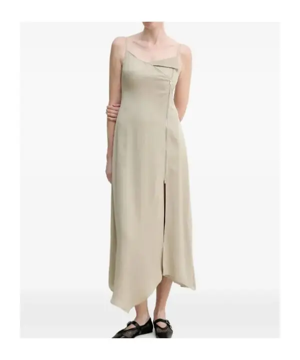 Nanushka Asymmetric Zip-up Dress
