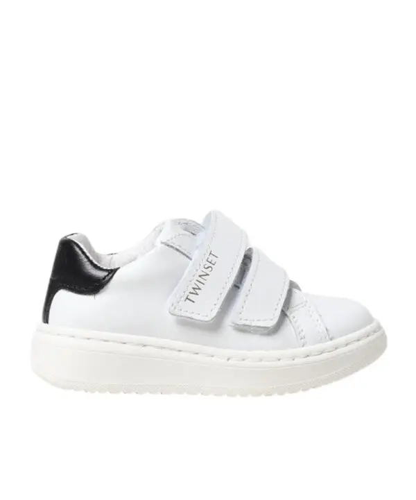 TWINSET Leather Double-strap Sneakers