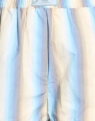GANNI Vertical Stripe Casual Shorts