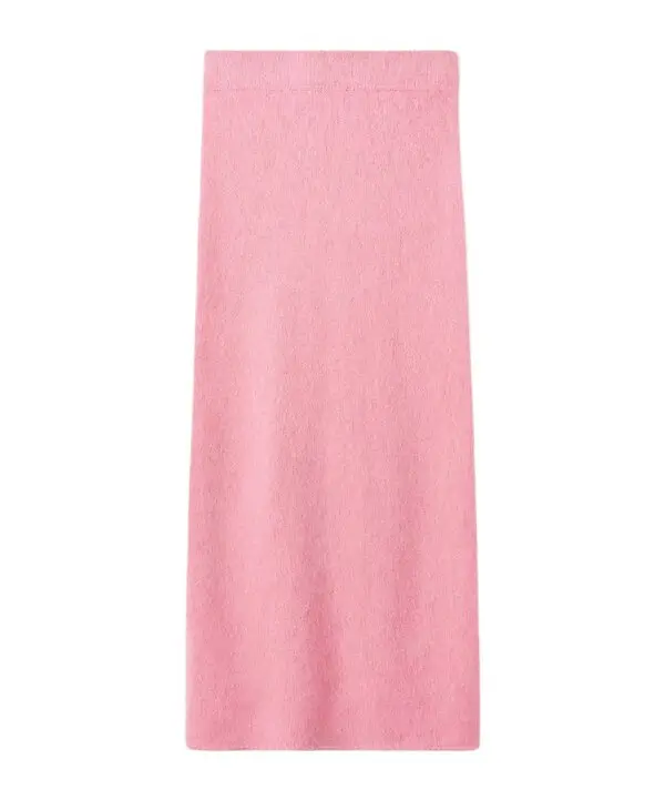 Soft Goat Cashmere Maxi Skirt