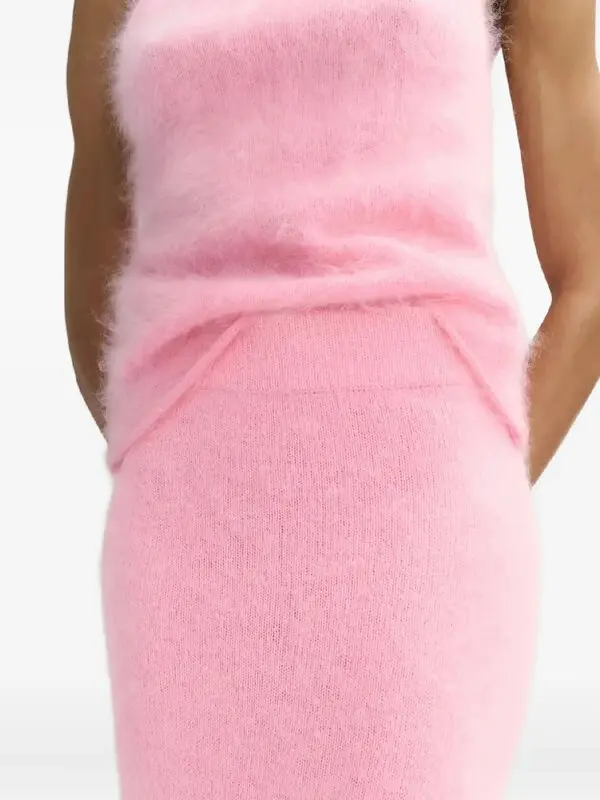 Soft Goat Cashmere Maxi Skirt