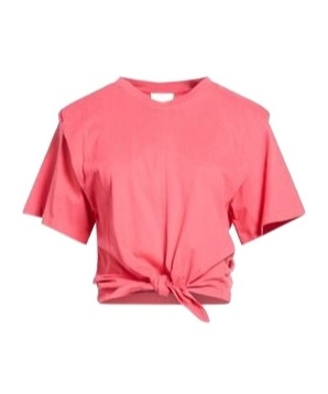 Isabel Marant Étoile Solid Color Bow Short Sleeve T-shirt