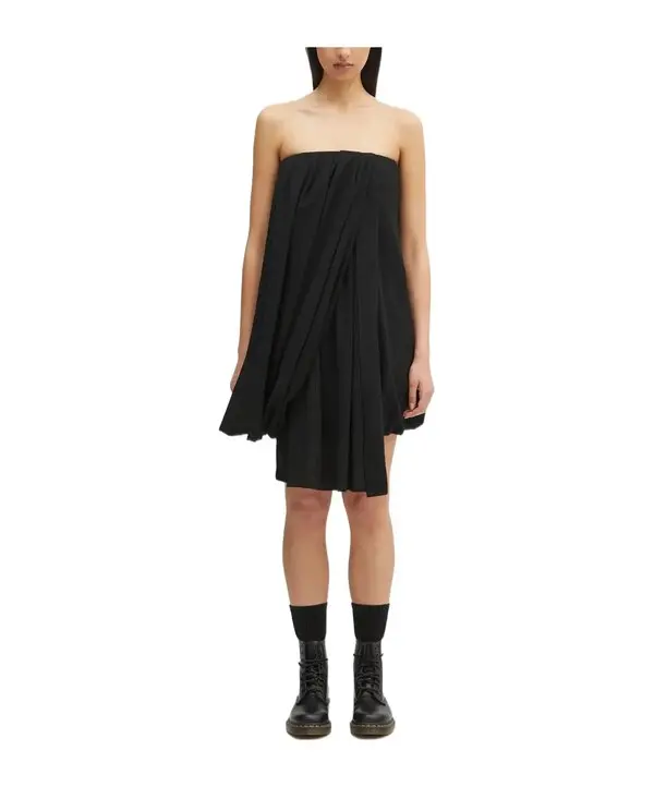 J.W.ANDERSON Draped Bustier Strapless Dress