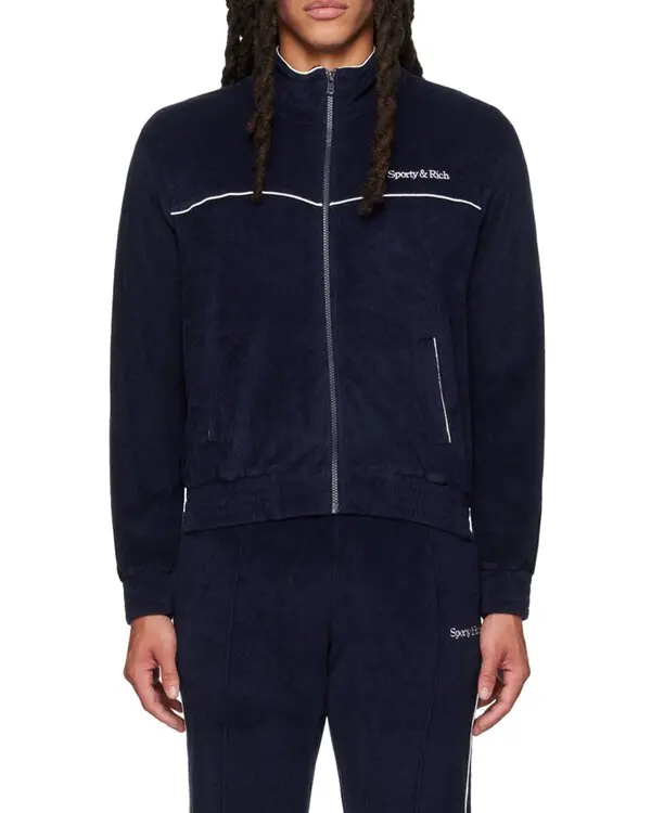 SPORTY  RICH Sporty & Rich Serif Track Jacket