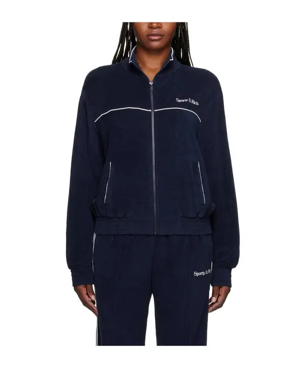 SPORTY  RICH Sporty & Rich Serif Track Jacket