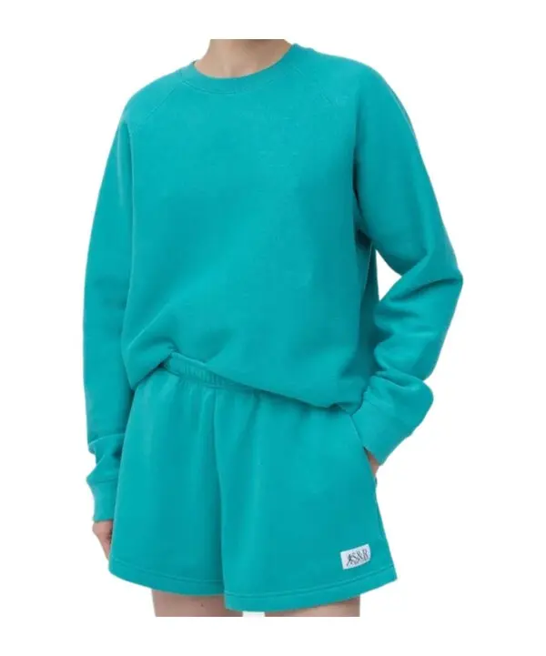 SPORTY  RICH Sporty & Rich Elastic Waist Pocket Shorts