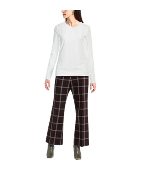 Sportmax Crew Neck Long Sleeve T-shirt - White