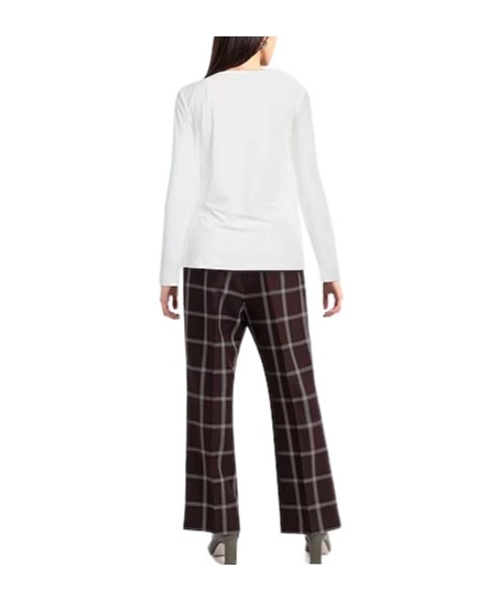 Sportmax Crew Neck Long Sleeve T-shirt - White