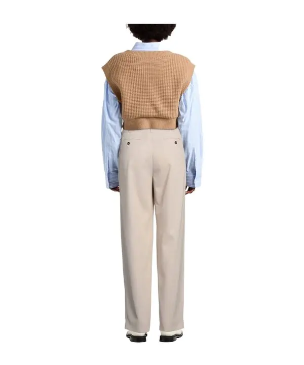 Max Mara Tapered Twill Trousers