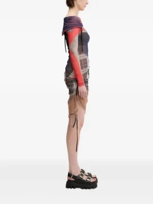 Ottolinger Mesh Paneled Asymmetrical Dress