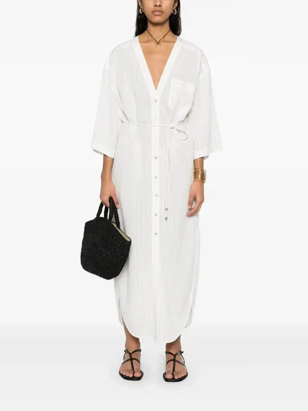 Nanushka Striped Shirt Dress
