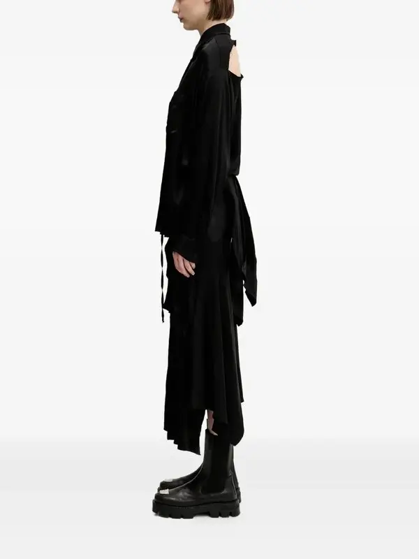 Ottolinger Ruffled Satin Dress