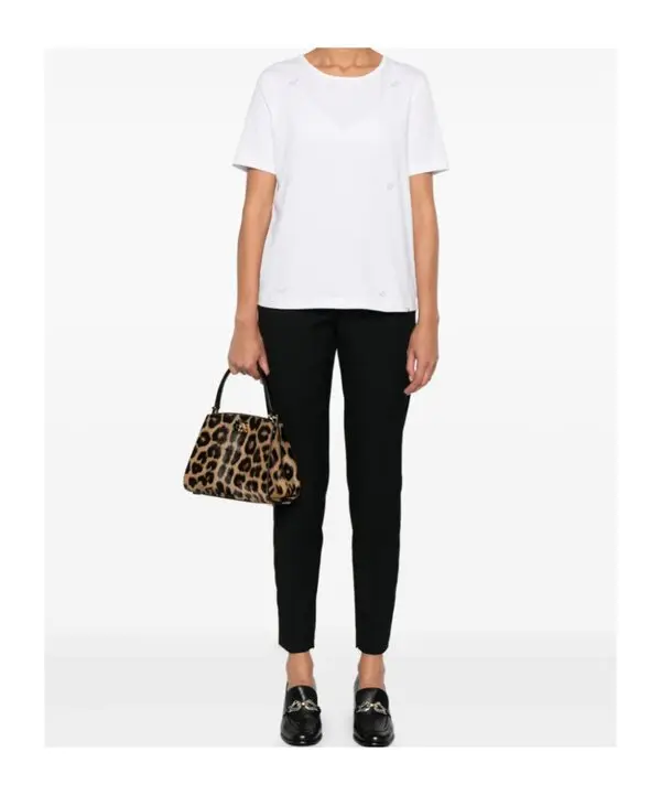 Herno Rhinestone-embellished Short-sleeve T-shirt