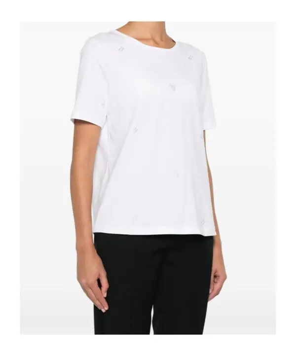 Herno Rhinestone-embellished Short-sleeve T-shirt