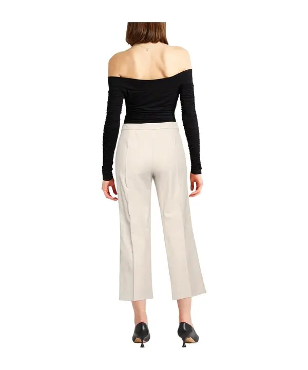 Max Mara Solid-color Straight-leg Pants